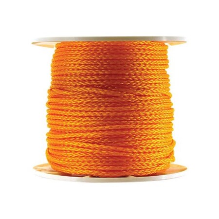 Clean All P9024S0600Y01S Twisted Poly Rope Spool Orange - 0.37 in. x ...
