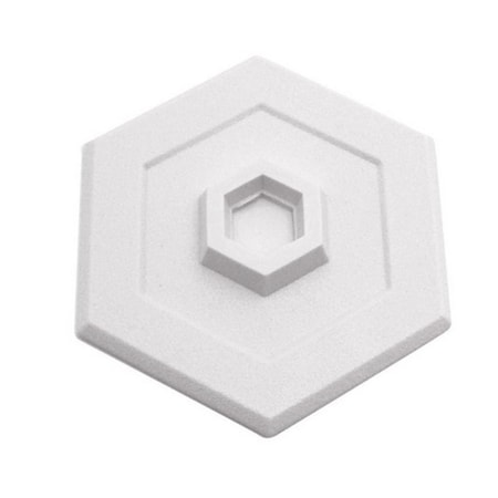 Patioplus U9275 5 in. Hexagon Door Knob Wall Shield PA160383 | Zoro