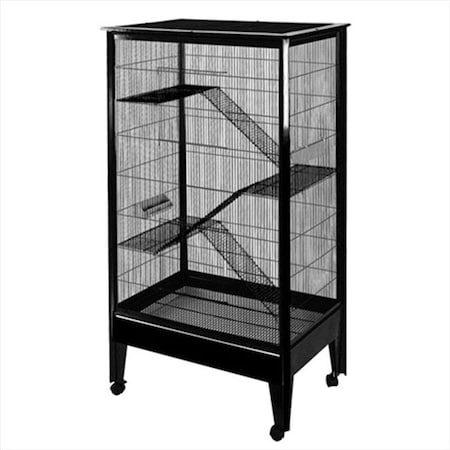 A&E Cage A&E Cage SA3221H PL-BK Large - 4 Level Small Animal Cage On ...