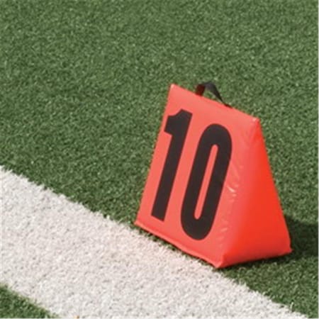 Pro Down Solid Sideline Markers 5pc Set Football Field Equipment ...