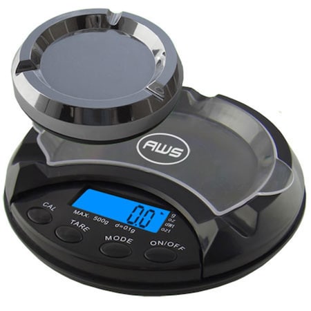 American Weigh Scales 100 x 0.01G AMW Ashtray Scale with Backlit LCD ...