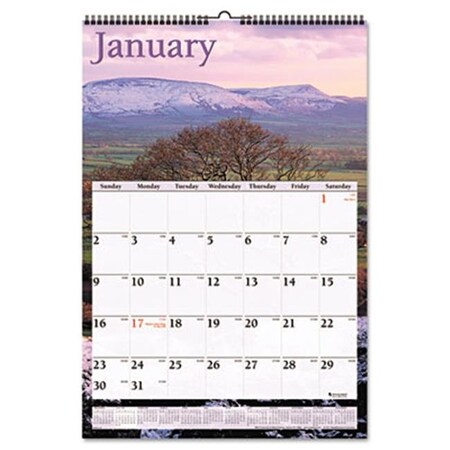 At-A-Glance At-A-Glance DMW20028 Full-Color Scenic Photographic Monthly ...