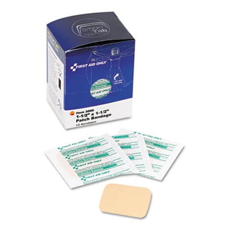 First Aid Patch Bandages- 1.5 In. X 1.5 In.- Smartcompliance Refill ...