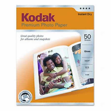 Kodak Kodak 8360513 Premium Photo Paper- 64 lbs.- Glossy- 8-1/2 x 11 ...