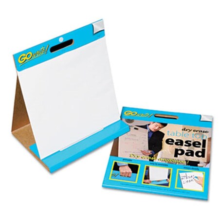 Easy-To-Organize GoWrite! Dry Erase Table Top Non-Adhesive Easel Pad ...