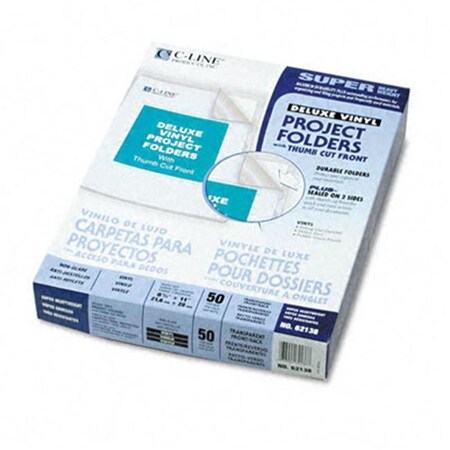 C-Line Products C-Line 62138 Deluxe Project Folders Jacket Letter Vinyl ...