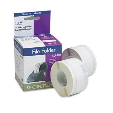 Seiko Instruments Seiko SLPFLW Self-Adhesive Folder Labels for Label ...