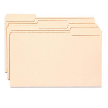 Made-To-Stick protective File Folders- 1/3 Cut- Top Tab- Legal- Manila ...