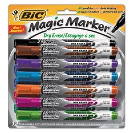 Bic Bic Corporation GELIPP121AST Low Odor & Bold Writing Pen Style Dry ...