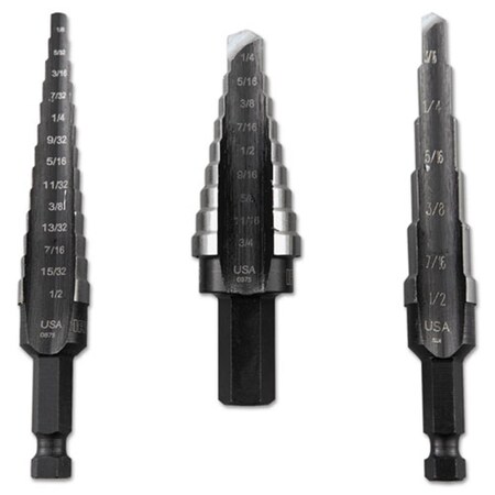 Swivel Fractional Step Drill Bit Set SW3367521 | Zoro