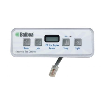 Balboa Water Group 54094-01 4 Button Lite Duplex Digital Lcd Topside ...