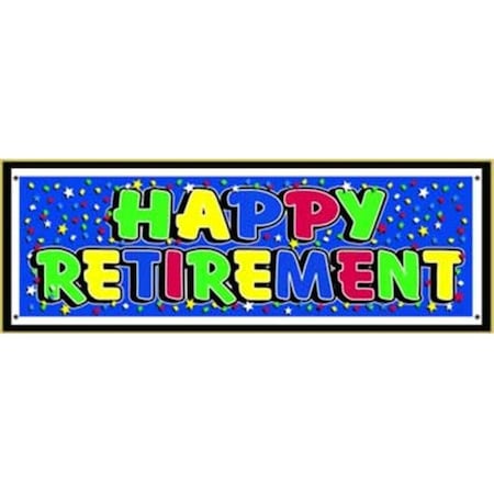 Beistle Co Beistle - 50139 - Happy Retirement Sign Banner- Pack of 12 ...