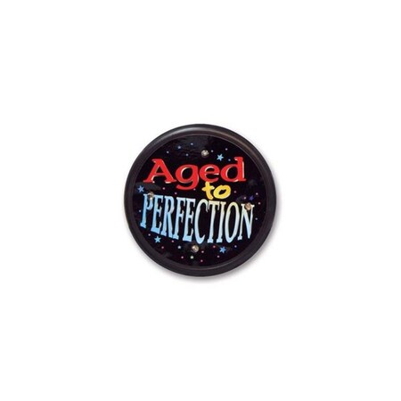 Beistle Co Aged To Perfection Flashing Button, 6PK FB15 | Zoro
