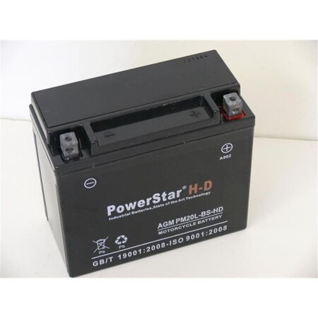 Powerstar H-D FAYTX20L Battery For Harley-Davidson 65989-97C PO46259 | Zoro