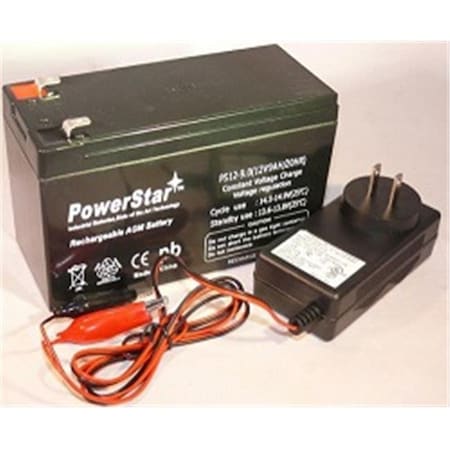 Batteryjack PowerStar PS12-9-F120010W-100 12V; 9Ah Battery CP1290 6-DW ...