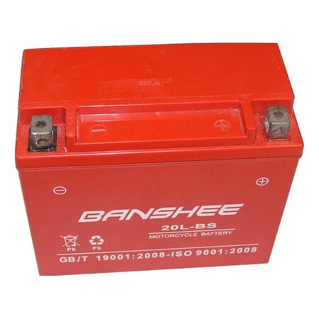 Batteryjack Banshee replaces YTX20L - BS for Walmart ES20LBS Battery ...
