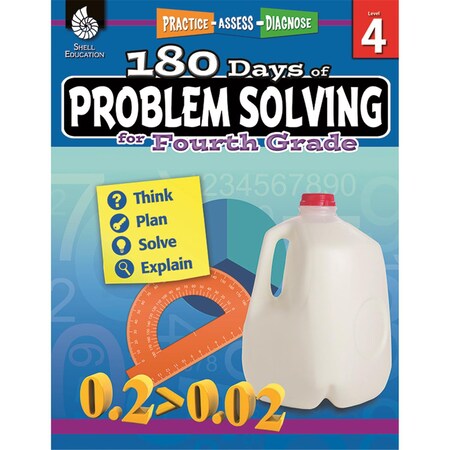 Shell Education 180 Day Problem Solving Grade 4 Work Book SEP51616 | Zoro