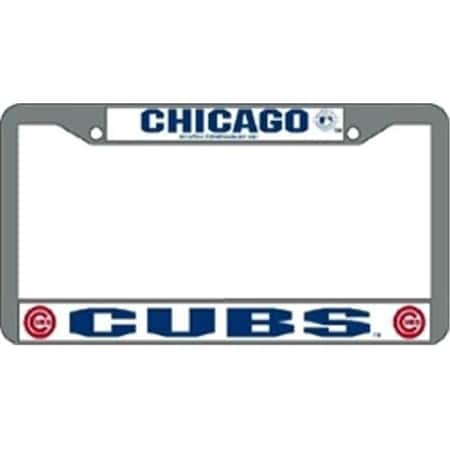 Cisco Independent Chicago Cubs License Plate Frame Chrome 9474610736 | Zoro