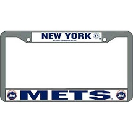 Cisco Independent New York Mets License Plate Frame Chrome 9474610741 ...