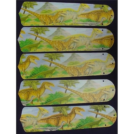 Ceiling Fan Designers Ceiling Fan Designers 52SET-KIDS-DDTJ Dinosaurs T ...
