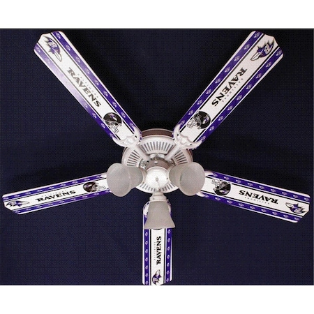 Ceiling Fan Designers NFL Baltimore Ravens Football Ceiling Fan 52 In ...