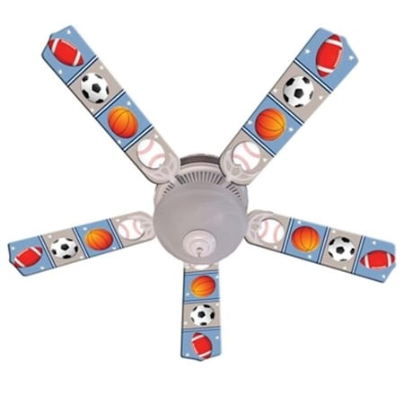 Ceiling Fan Designers Ceiling Fan Designers 52FAN-IMA-PB Kids Play Ball ...