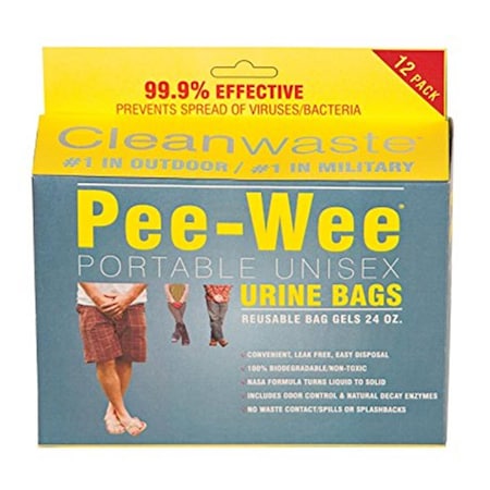 Cleanwaste Pee-Wee Urine Bags D604PW1225 | Zoro