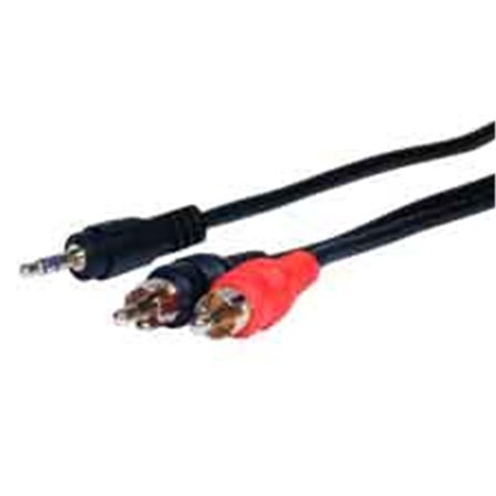 Livewire Standard Series 3.5mm Stereo Mini Plug to 2 RCA Plugs Audio ...