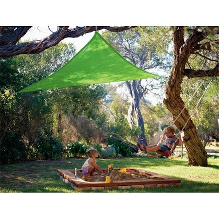 Coolaroo Coolaroo 799870434489 Kool Kolors Sail 9 ft. 10 in. Tri Lime ...