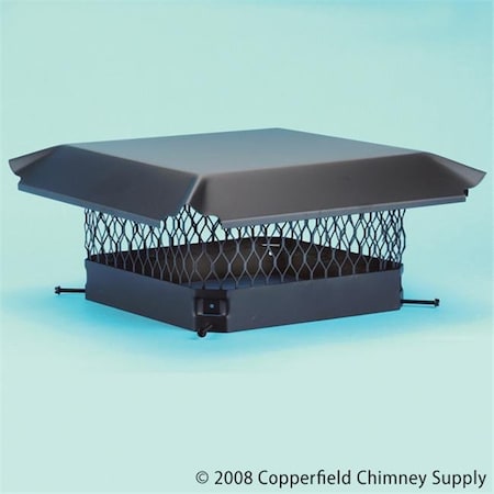 Hy-C HY-C COMPANY 05107 13 in. x 13 in. Hy-C Black Chimney Cap 5107 | Zoro