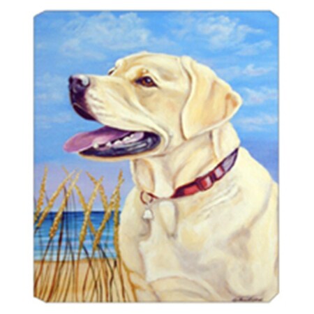 Skilledpower 8 x 9.5 in. Yellow Labrador at the Beach Mouse Pad, Hot ...
