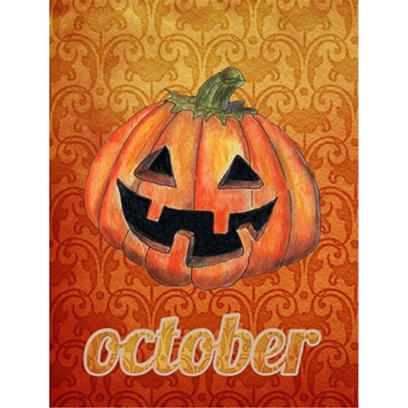 Patioplus October Pumpkin Halloween Flag Garden Size PA245815 | Zoro