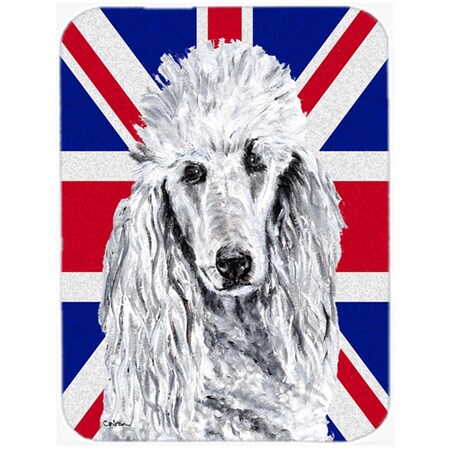 Carolines Treasures White Standard Poodle With English Union Jack ...