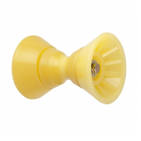 Superjock Bow Bell Roller Assembly Yellow TPR - 4 in. SU2560516 | Zoro