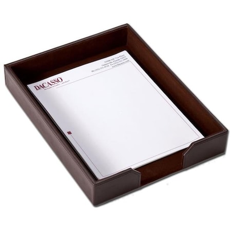 Dacasso Dacasso A3601 Econo-Line Leather Front-Load Letter Tray A3601 ...