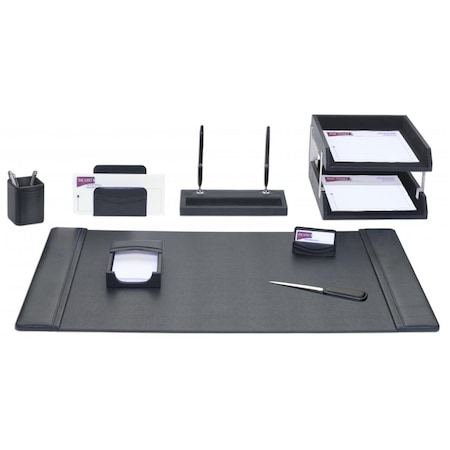 Workstation Leather 10-Piece Desk Set, 10PK TH718329 | Zoro