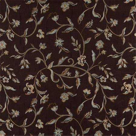 Designer Fabrics K0011F 54 in. Wide Brown; Light Blue; Gold And Ivory ...