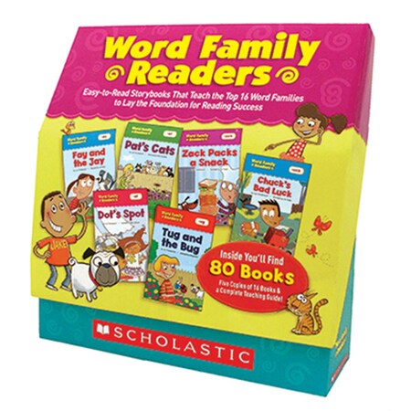 Scholastics Teacher Word Family Readers Set SC-9780545231480 | Zoro