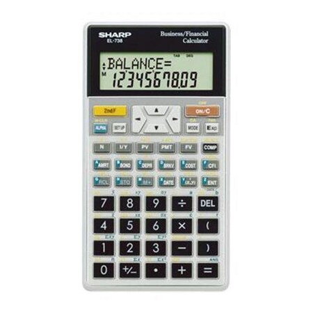 Sharp Sharp Electronics el738fb Amortization Financial Calc el738fb | Zoro