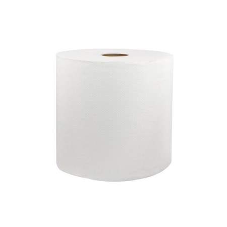 Solaris Paper 46529 PEC 8 x 800 in. White Hard Wound Roll Towels, 6PK ...