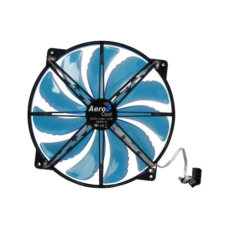 Aerocool 200mm Silent Master LED Case Fan - Blue SILENT MASTER 200MM ...
