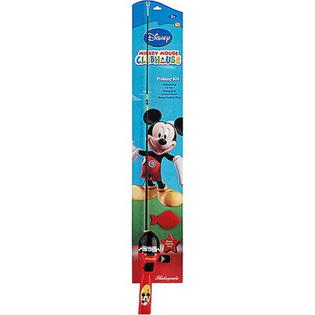 Shakespeare 2 ft. 6 in. Mickey Mouse Spincast Fishing Combo MICKEYKIT ...