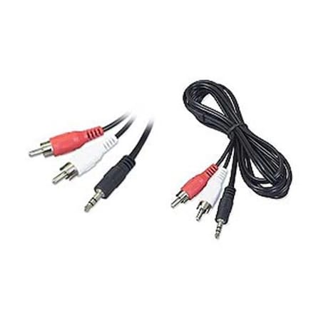 Ziotek Inc Mini 3.5mm Stereo Male To RCA Male 6ft 190 0370 | Zoro