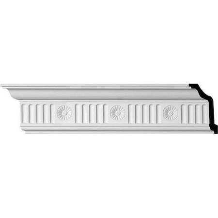 Dwellingdesigns Edwards Crown Moulding - 4.75 in. Repeat - 4 in. H x 2. ...