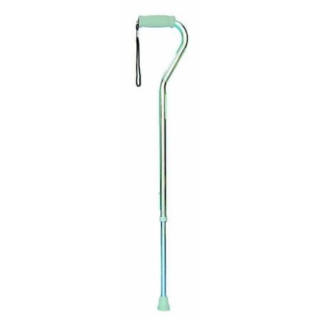 Essential Medical Supply Endurance Offset Handle Cane - Silver W1340S ...