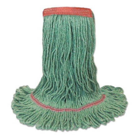 Cool Kitchen Narrow band Looped-End Mop Heads- Green CO2960601 | Zoro
