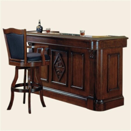 East Coast Innovators Monticello Bar Top, Distressed Walnut 1200-35-T ...