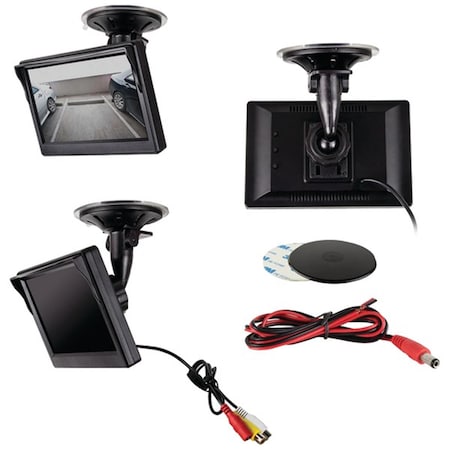 Ibeam Color Video Monitor with 2 Inputs - 5 in. TE-50VS | Zoro