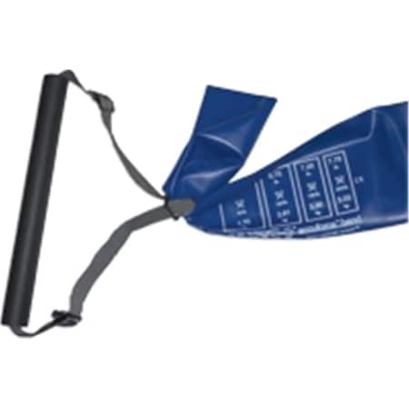 Cando International Exercise Band Foam Padded Adjustable Sports Handle ...