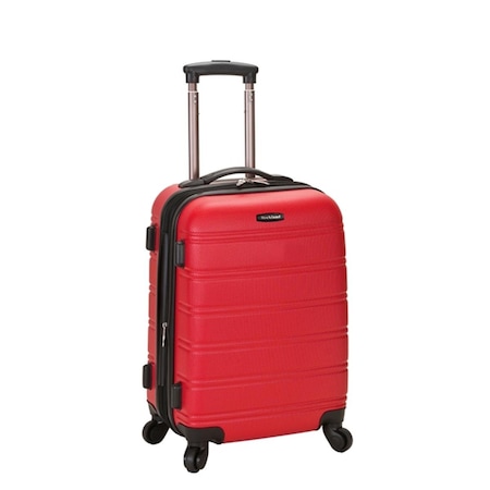 Fox Luggage ROCKLAND MELBOURNE 20 Inch EXPANDABLE ABS CARRY ON F145-Red ...